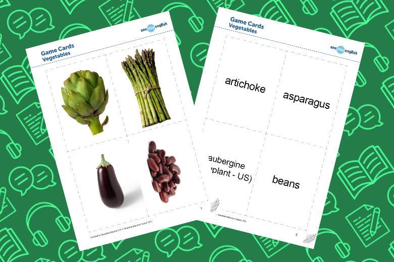 Onestopenglish Game Cards: Vegetables | Onestopenglish