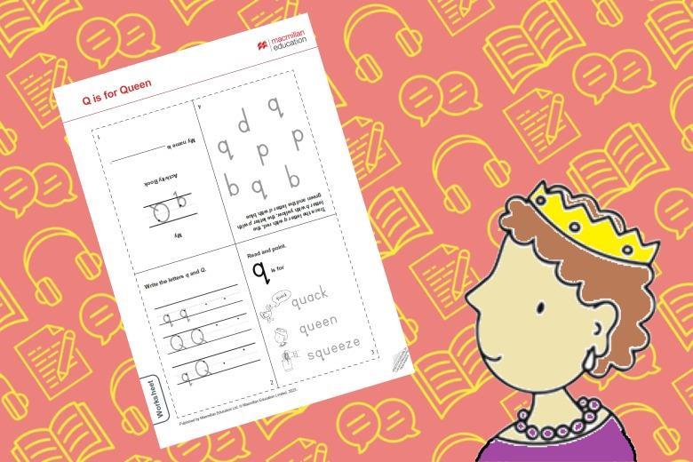 Alphabet booklet: Q is for Queen | Teaching tool | Onestopenglish