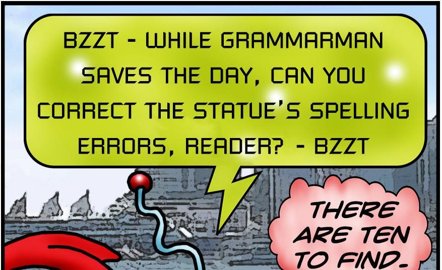 Grammarman: Episode 25—The Statue of Literary | Teaching tool ...