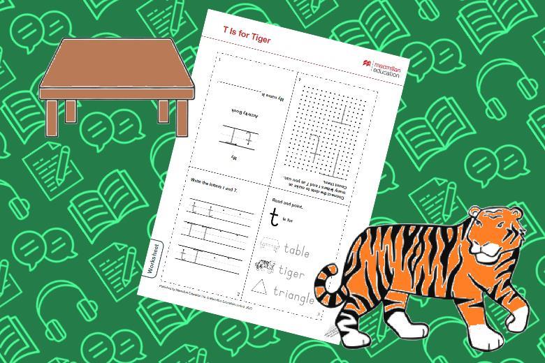 Alphabet booklet: T is for Tiger | Teaching tool | Onestopenglish