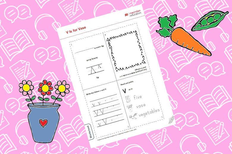 Alphabet booklet: V is for Vase | Teaching tool | Onestopenglish