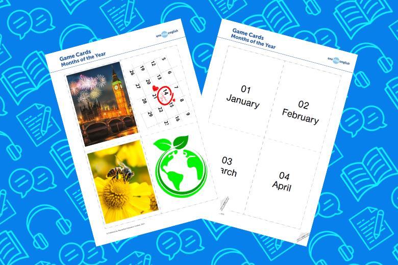 Onestopenglish Game Cards: Months of the Year | Onestopenglish