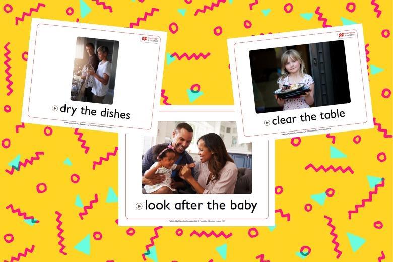 Interactive Flashcards: Chores for Everyone | Teaching tool ...