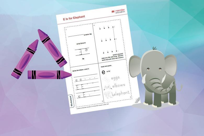 Alphabet booklet: E is for elephant | Teaching tool | Onestopenglish