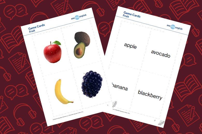 Onestopenglish Game Cards: Fruit | Onestopenglish