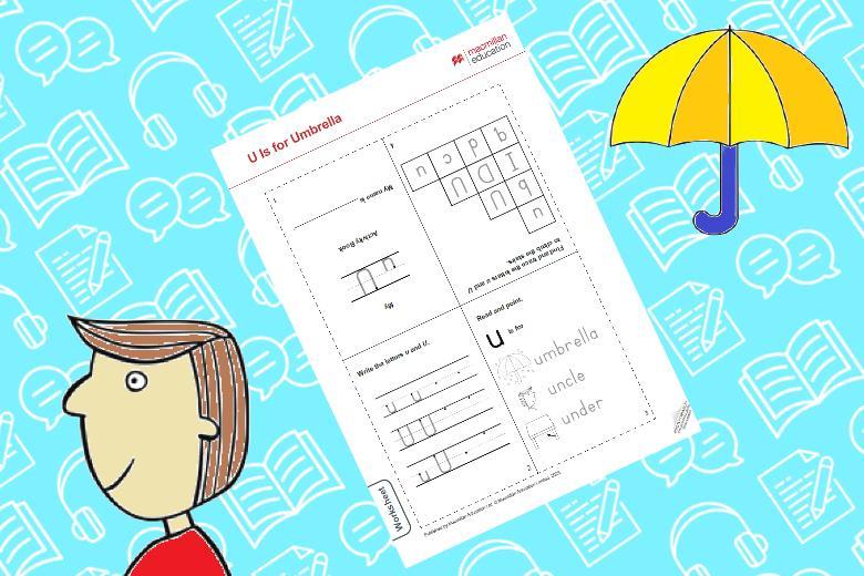 Alphabet booklet: U is for Umbrella | Teaching tool | Onestopenglish