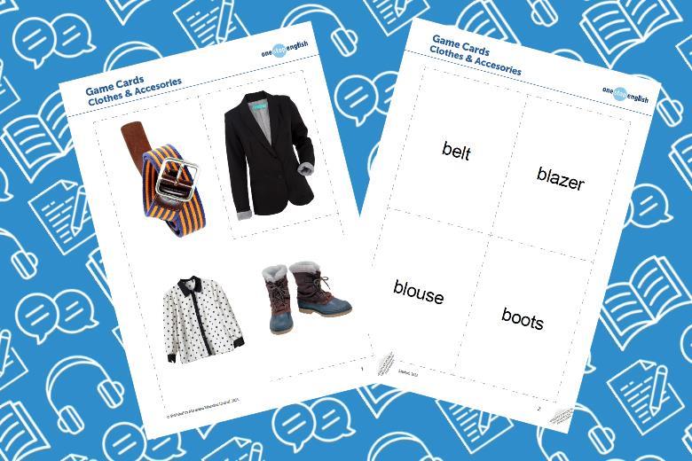 Game Cards: Clothes & Accessories | Teaching tool | Onestopenglish