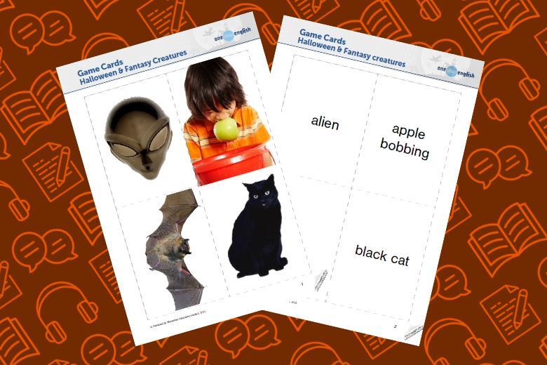 Onestopenglish Vocabulary Game Cards: Halloween & Fantasy Creatures ...