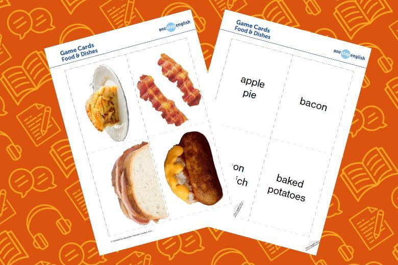 Onestopenglish Game Cards: Food & Dishes | Onestopenglish