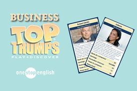 Business Top Trumps | Business Lesson Plans | Adults | Onestopenglish